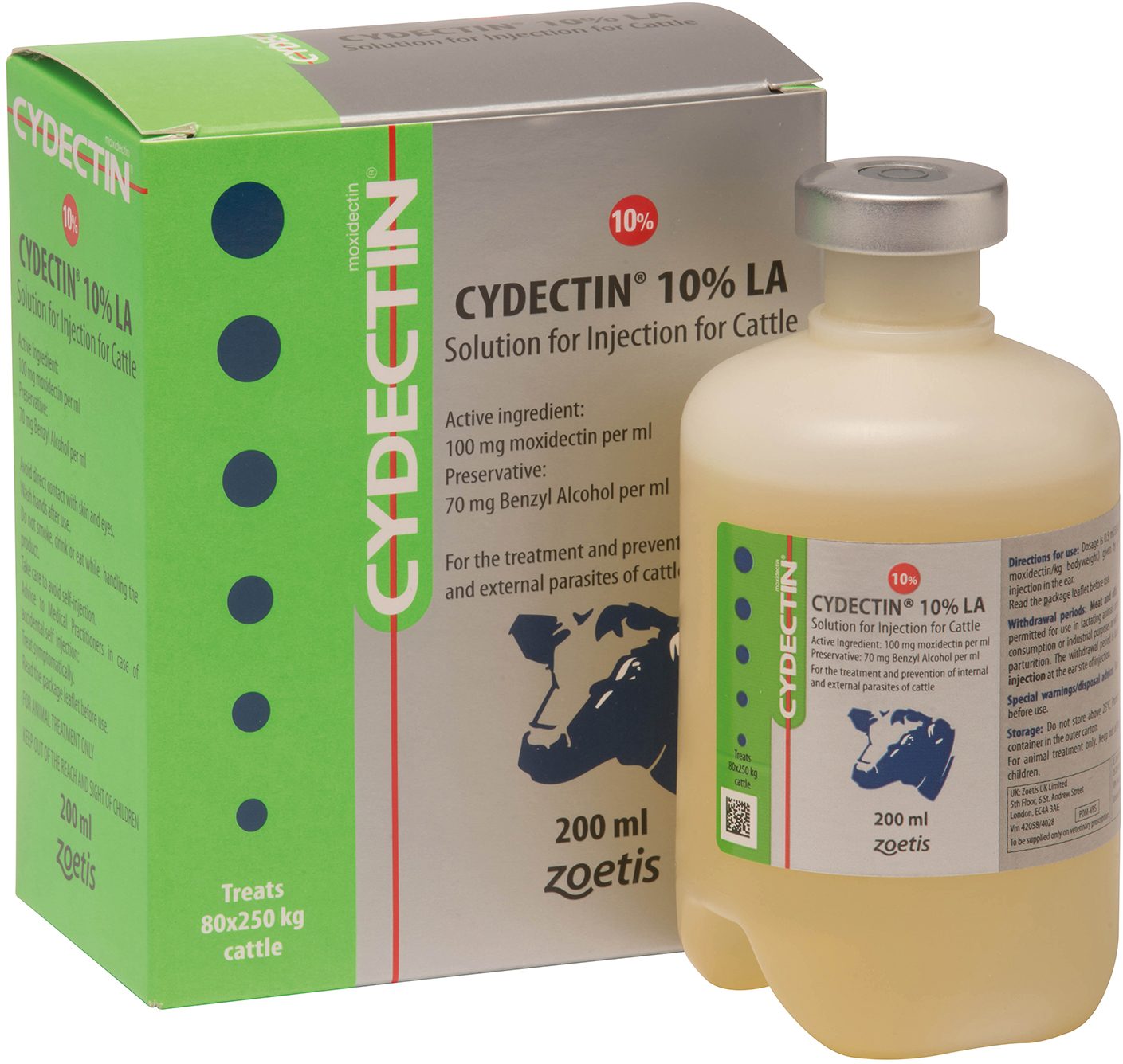 ZOETIS Cydectin Cattle Injection - Vaccines & Injections