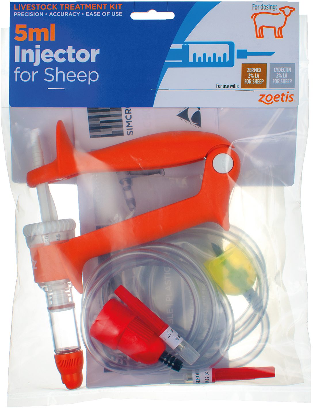 ZOETIS Cydectin LA Sheep Gun 5ml - Vaccinators & Injectors