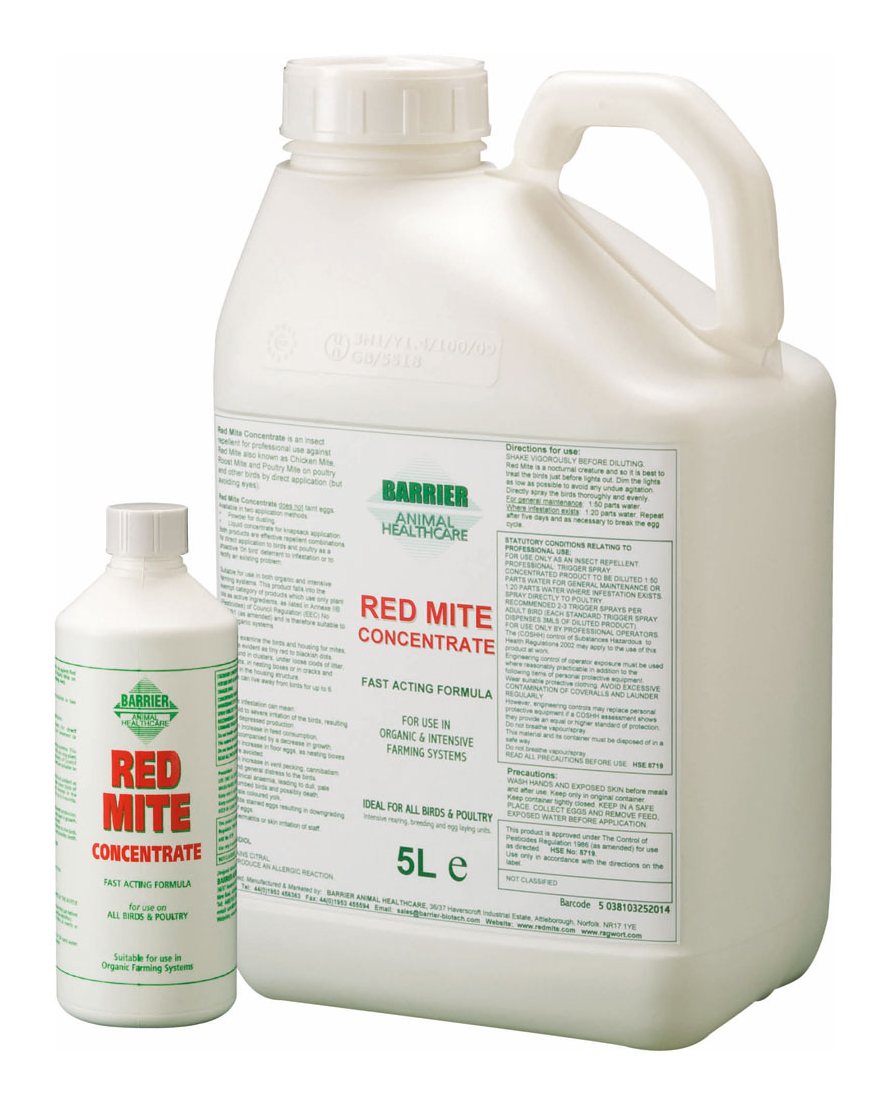 Barrier Red Mite Concentrate 500ml - Disinfectants & Sanitisers