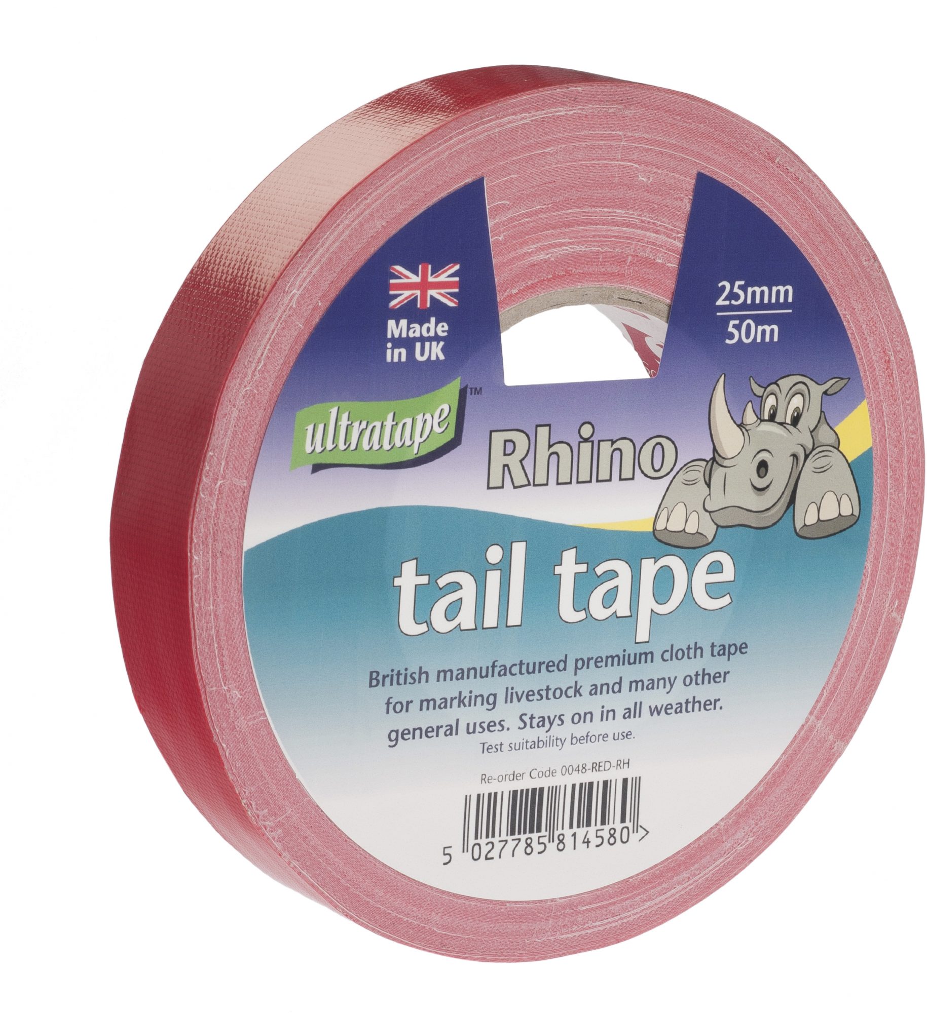 Ultratape Cow Tail Tape 25mm x 50m - Marking & Heat Detection
