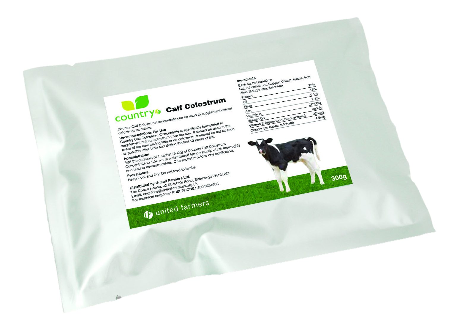 Country UF Calf Colostrum 300g - Scours & Colostrum
