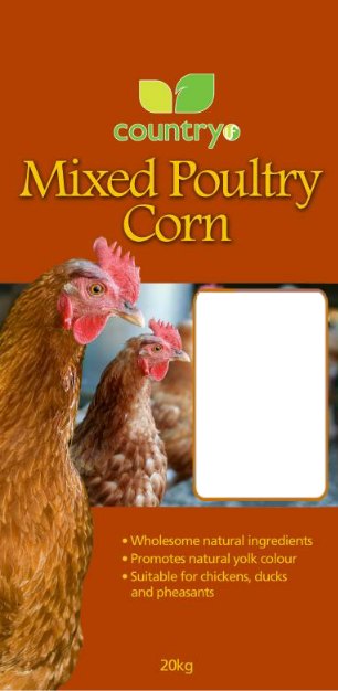 Country UF Mixed Corn 20kg - Poultry Feeds