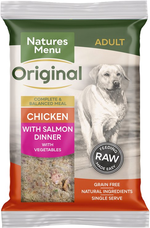 NATMENU Natures Menu Chicken & Salmon Dinner 300g - Frozen & Raw Food