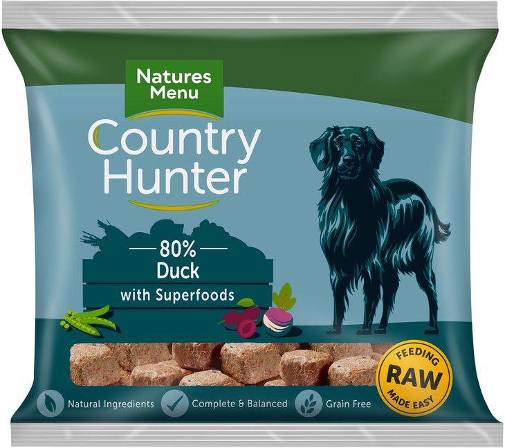 NATMENU Natures Menu Country Hunter Duck Nuggets 1kg - Frozen & Raw Food
