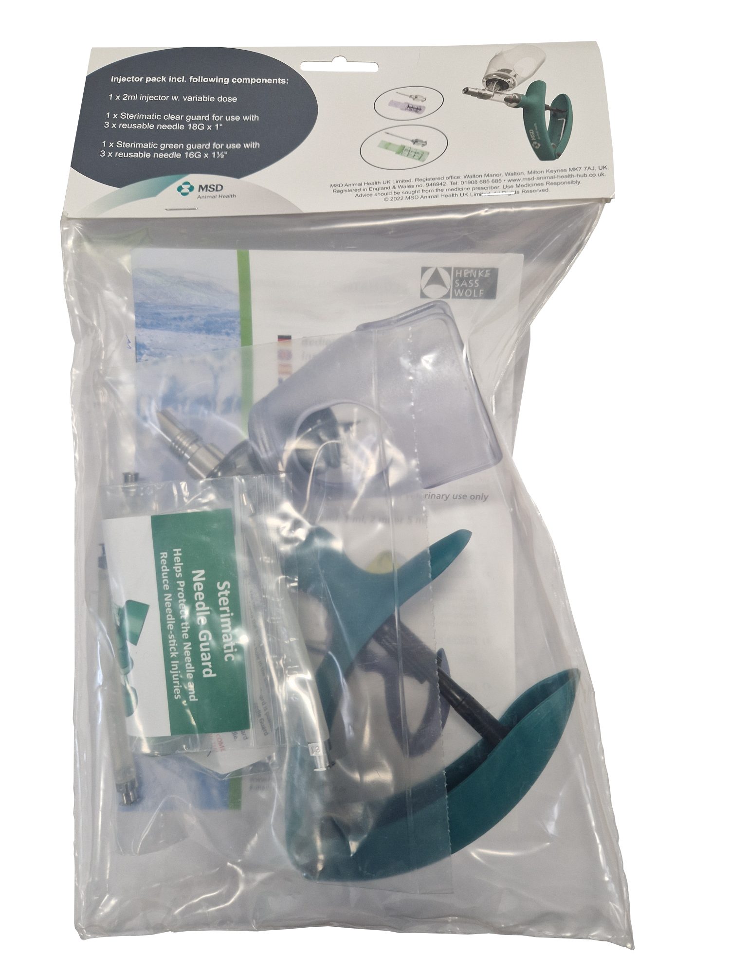 MSD Vaccinator Gun Bottle Mounted 2ml - Vaccinators & Injectors