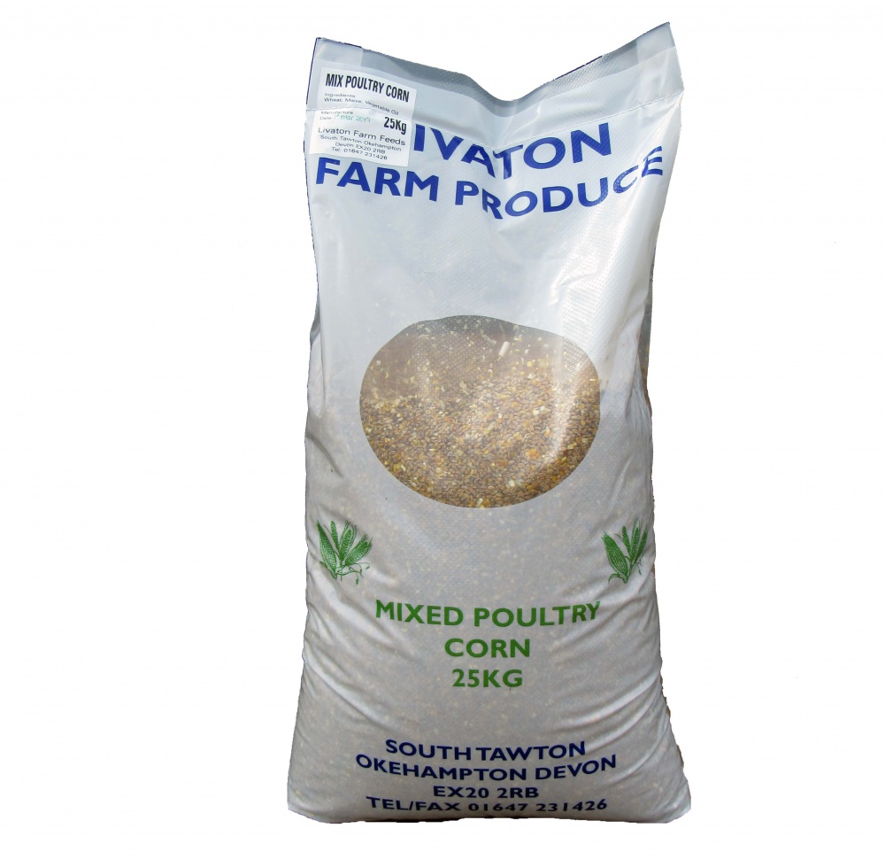 Livaton Mixed Corn 25kg - Poultry Feeds