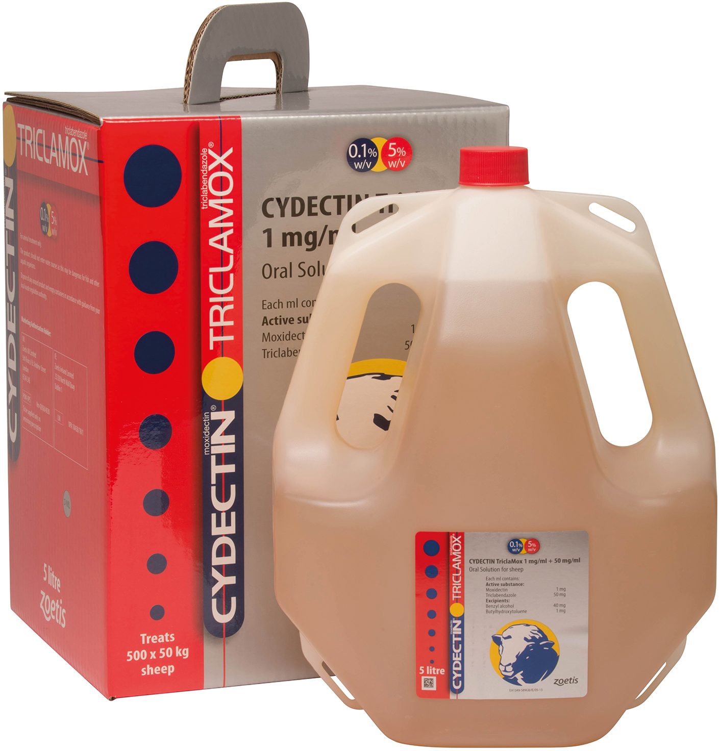 ZOETIS Triclamox Cydectin For Sheep - Flukicides