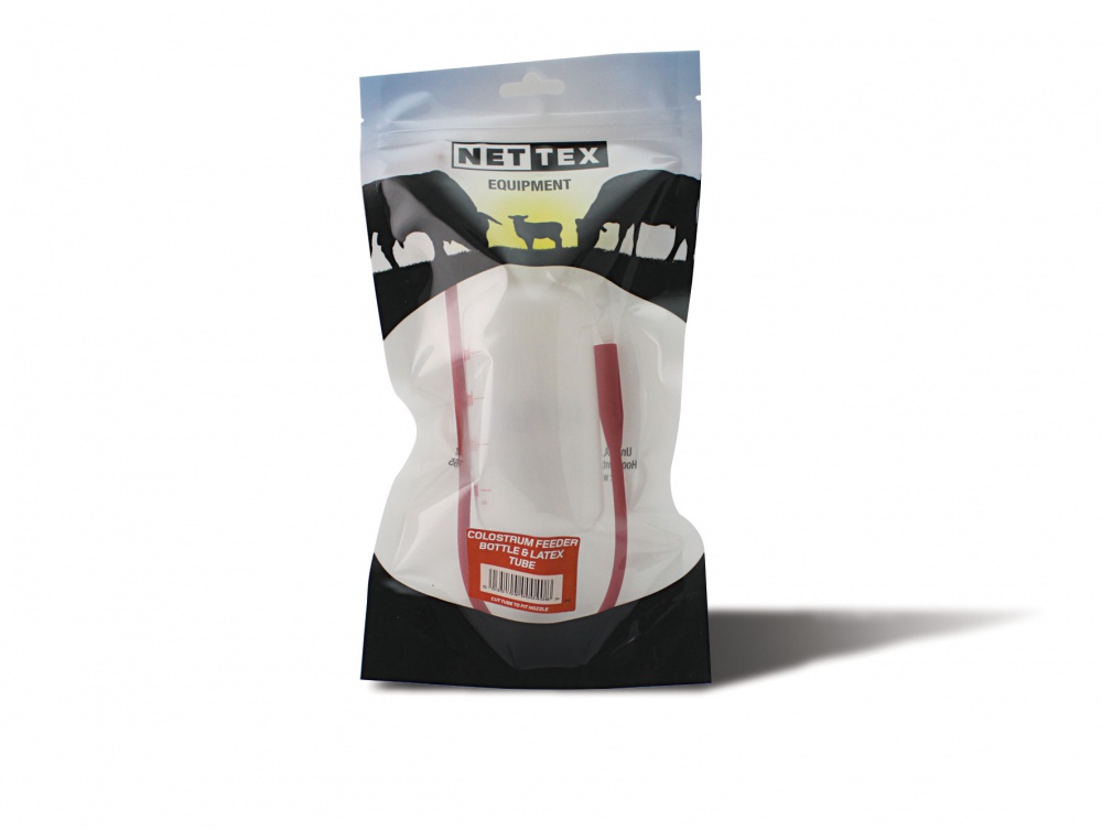 Nettex Calf Colostrum Feeder Bottle/Tube - Lamb Teats & Feeders