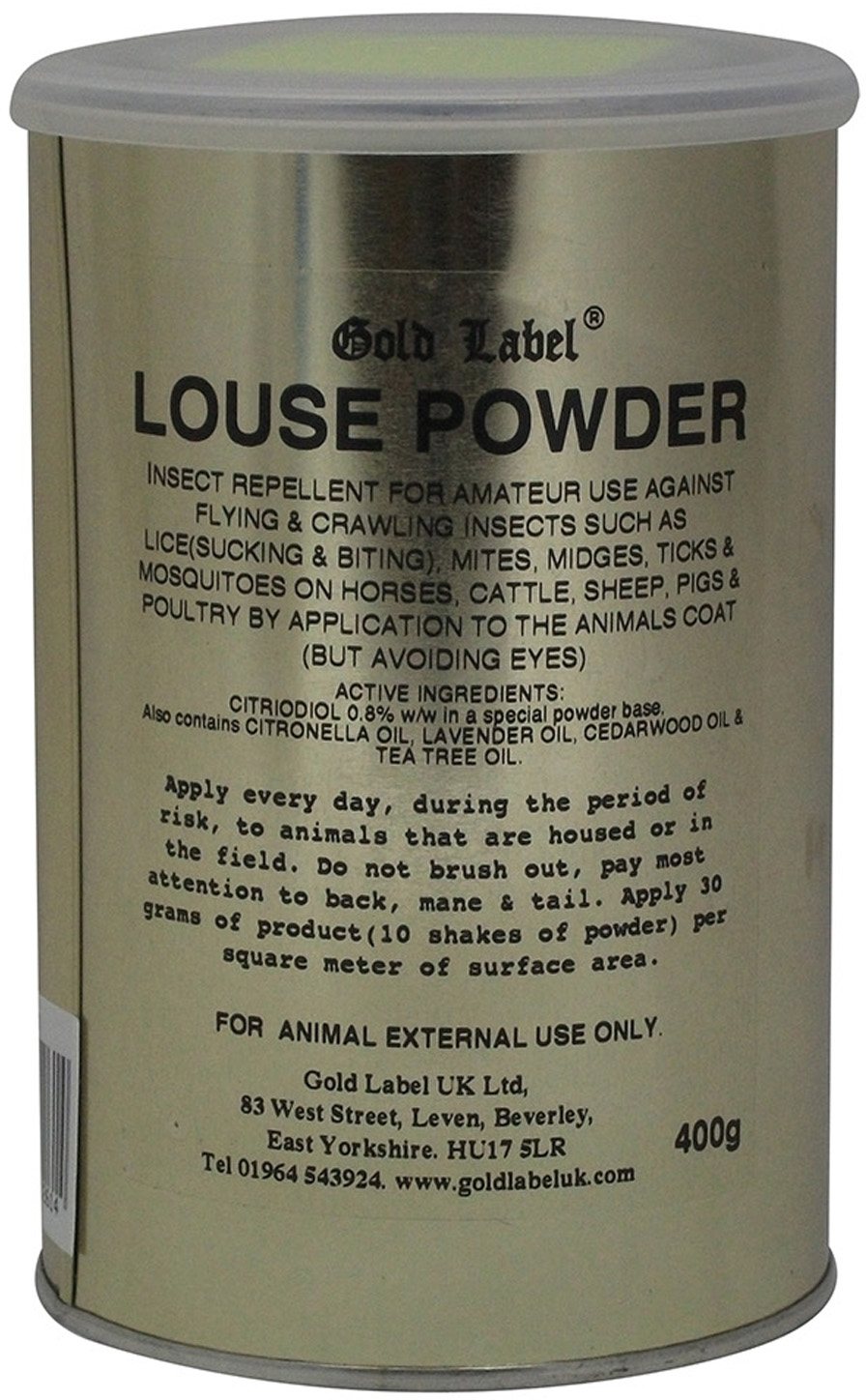 GOLDLABE Gold Label Louse Powder 400g - Fly & Midge Control