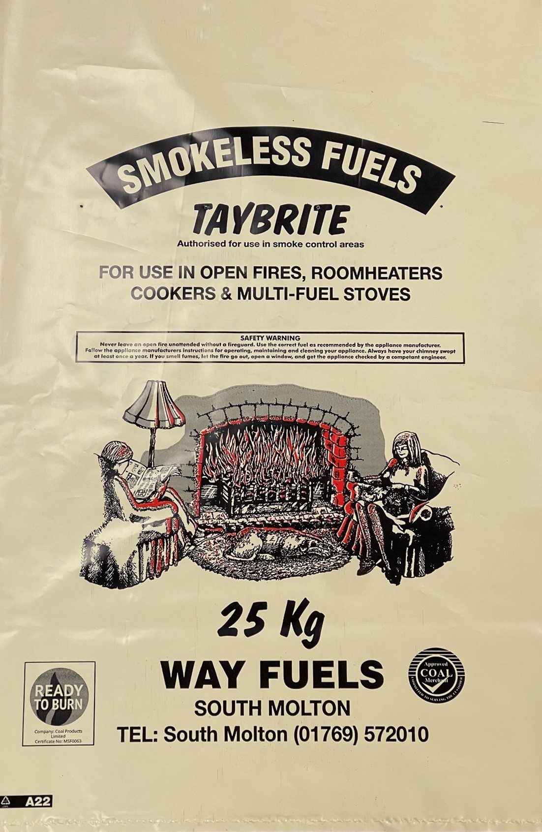 Taybrite Coal 20kg - Coal