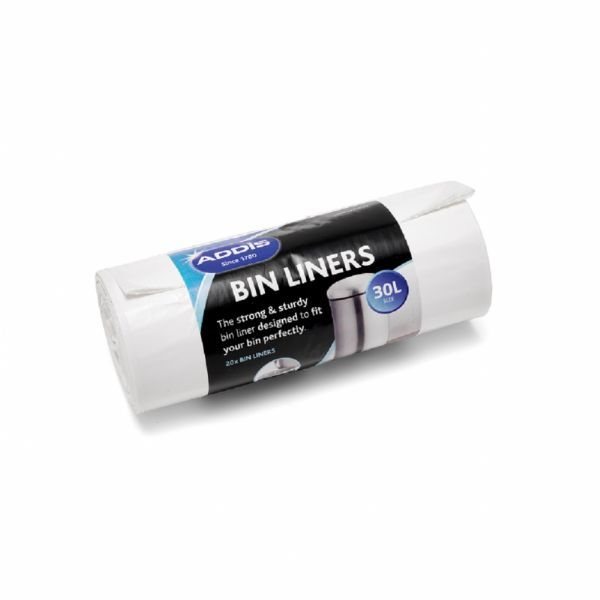 Addis Bin Liners 30L 20 Pack - Bins & Bin Bags