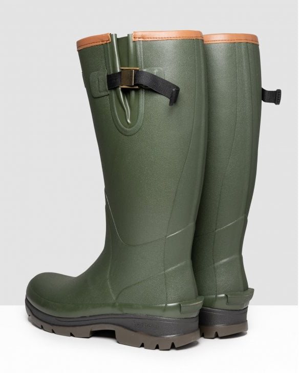 Barbour Tempest Wellington Olive - Wellingtons