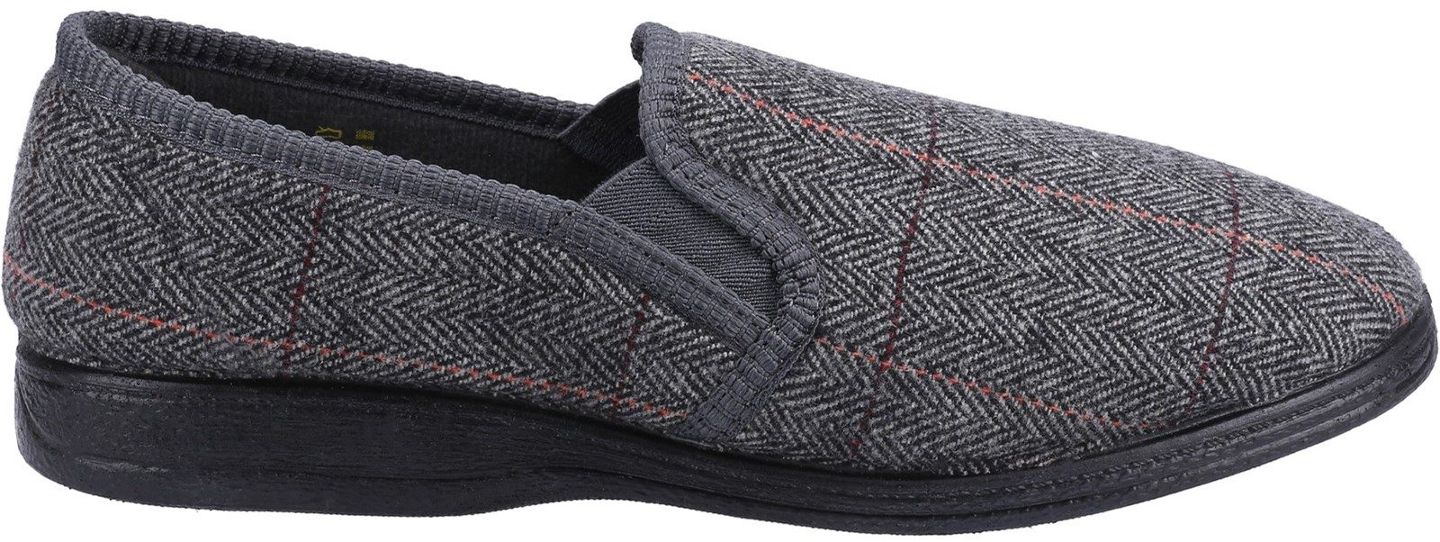 Fleet & Foster Mitchell Grey Slipper - Slippers - Mole Avon