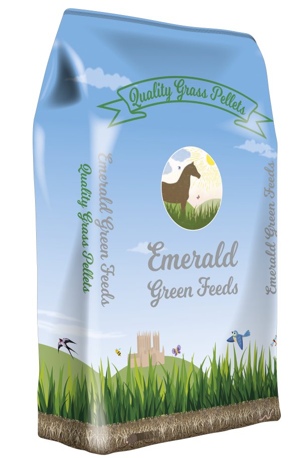 Emerald Green Grass Pellets 20kg - Chaffs & Fibre Feeds