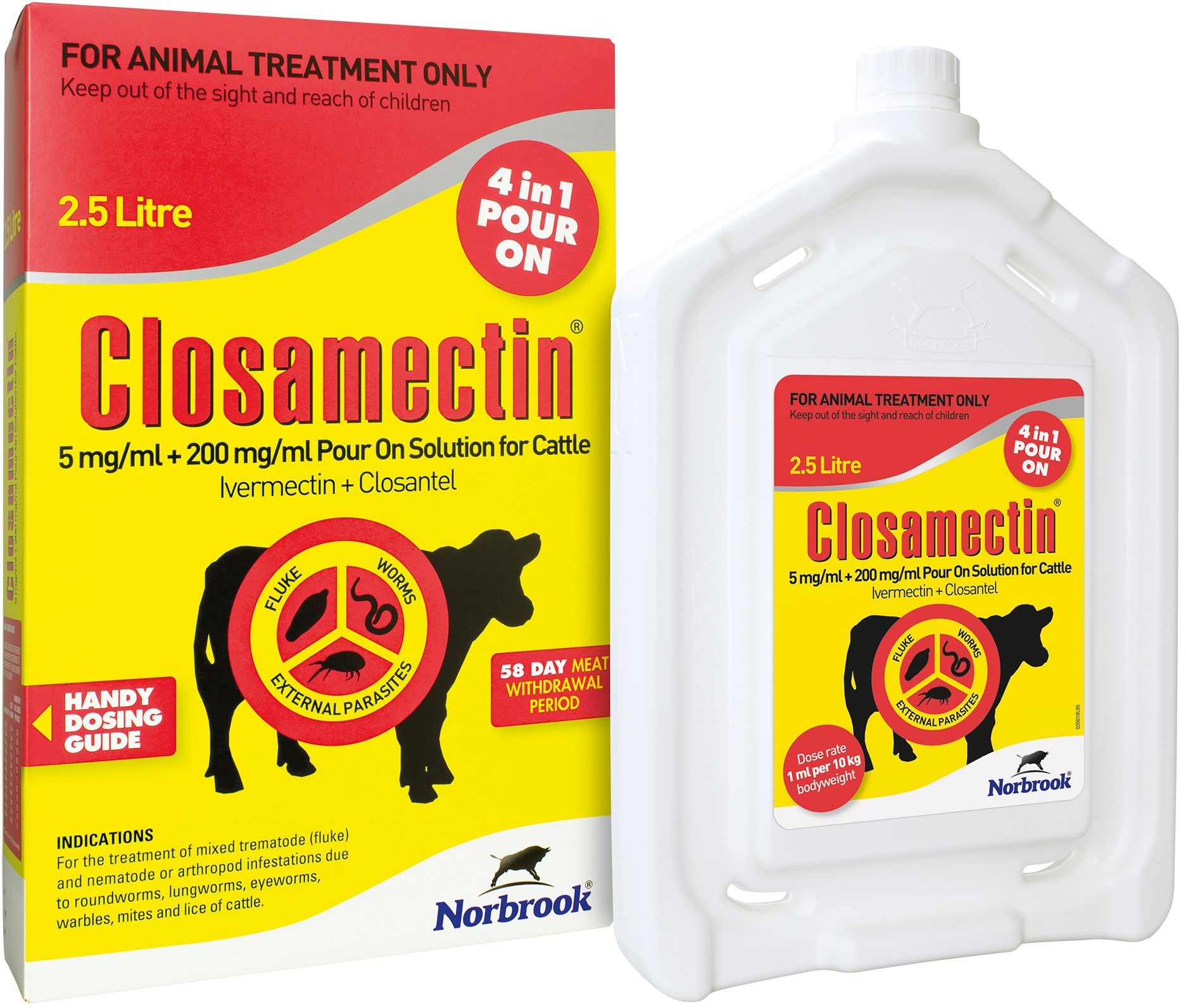 Norbrook Closamectin Pour On - Flukicides
