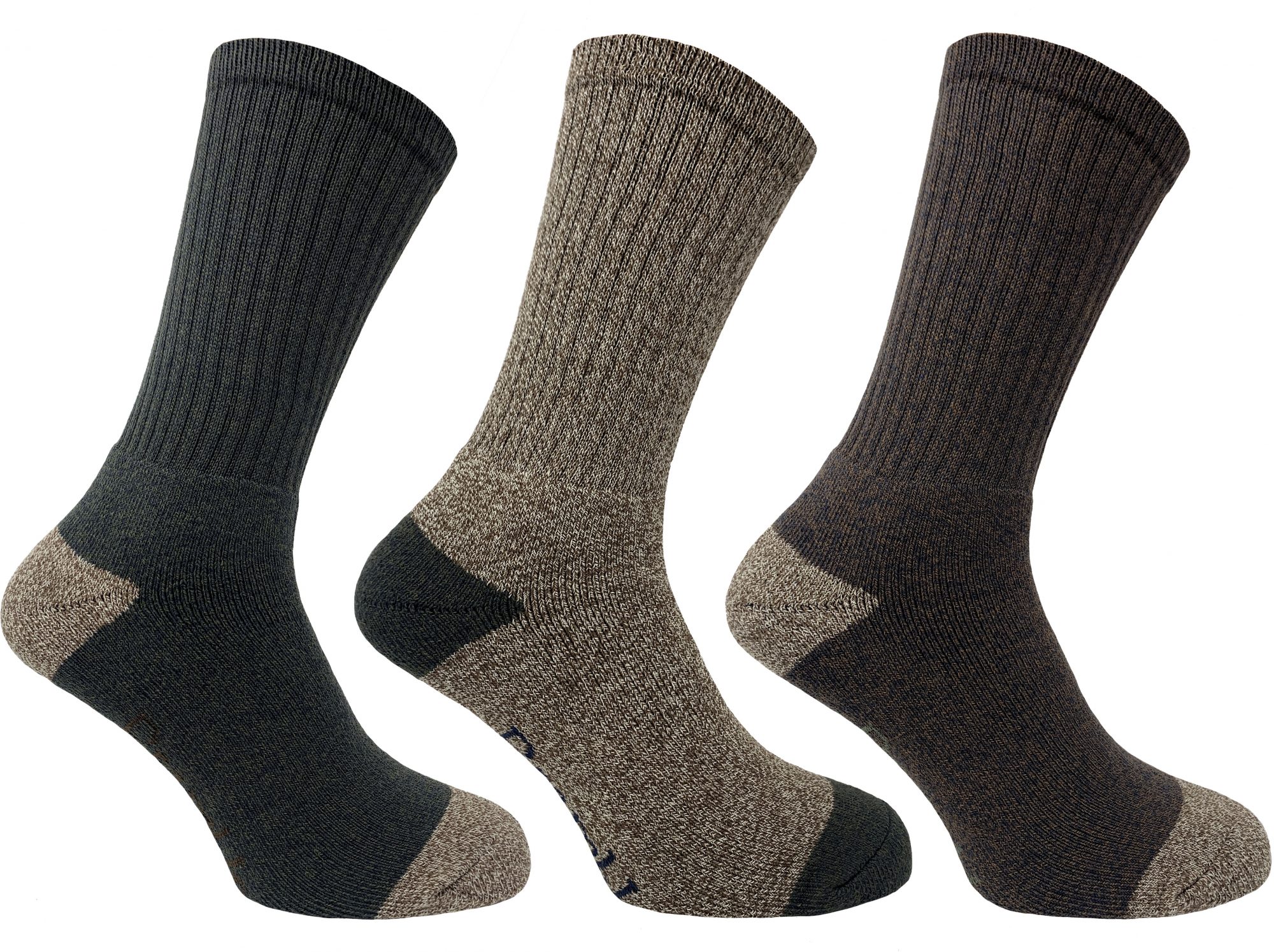 Bramble Terrain Sock Brown 3 Pack - Socks