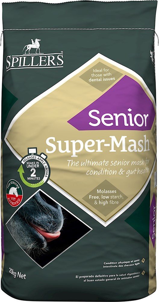 SPILLERS Spillers Senior Super-Mash 20kg - Cubes, Mixes & Mash