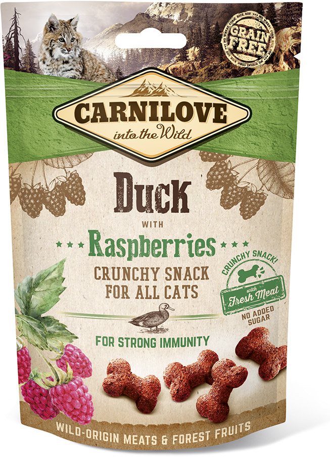 Carnilove Duck & Raspberry Treat 50g - Cat Treats - Mole Avon