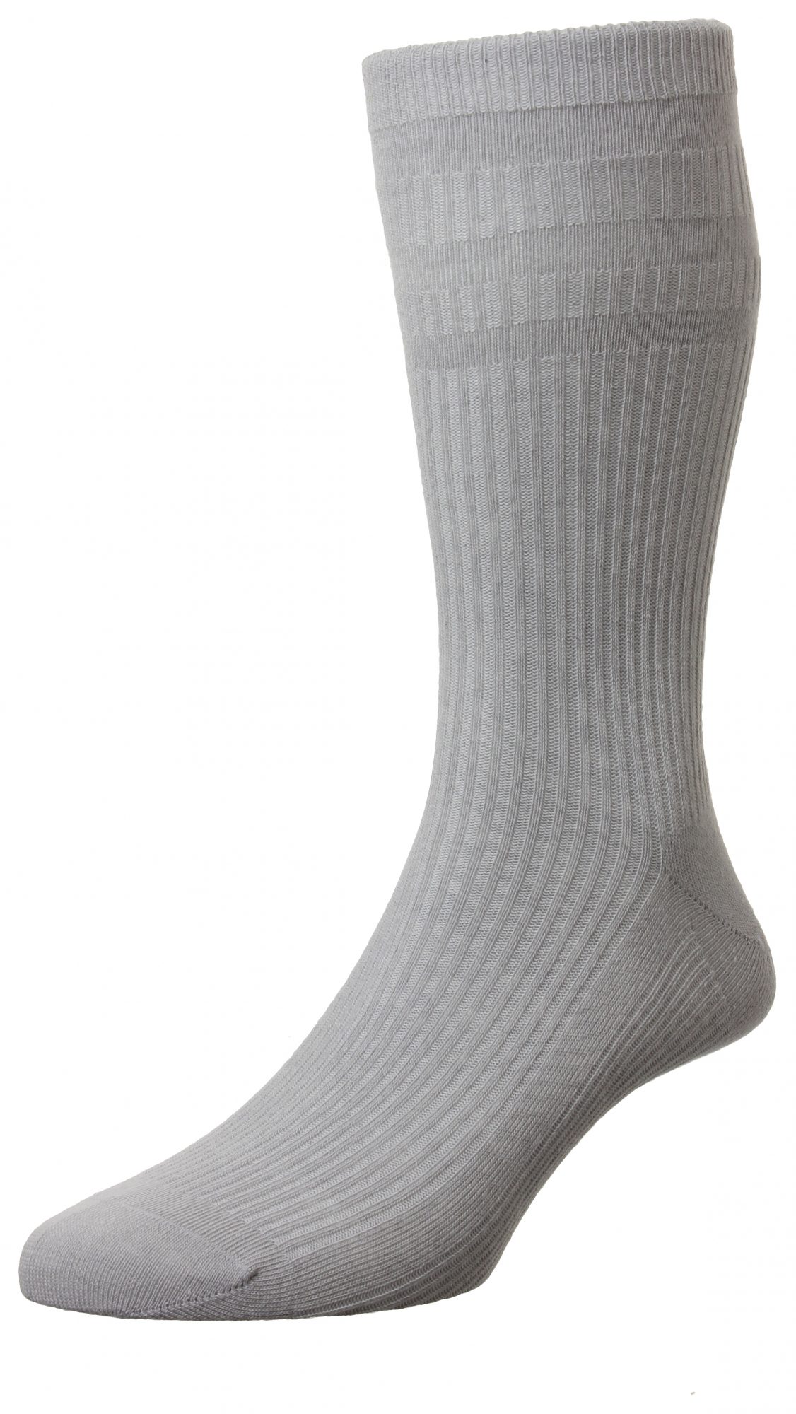 HJ Hall Softop Cotton Sock Grey - Socks