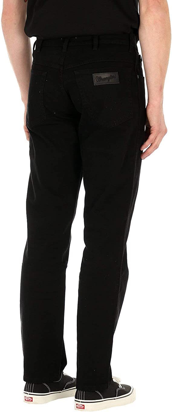 Wrangler Texas Stretch Jeans | Straight Fit in Black