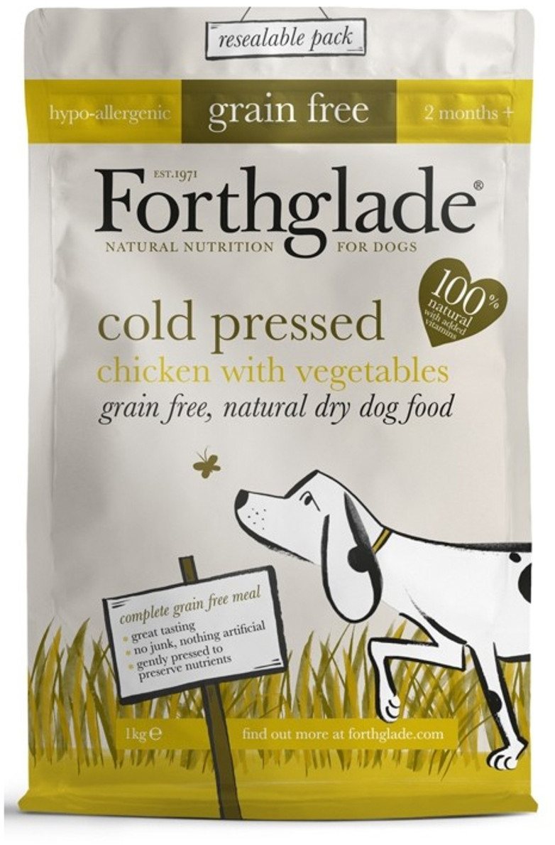 FORTHGLA Forthglade Grain Free Cold Pressed Adult Chicken - Gluten ...