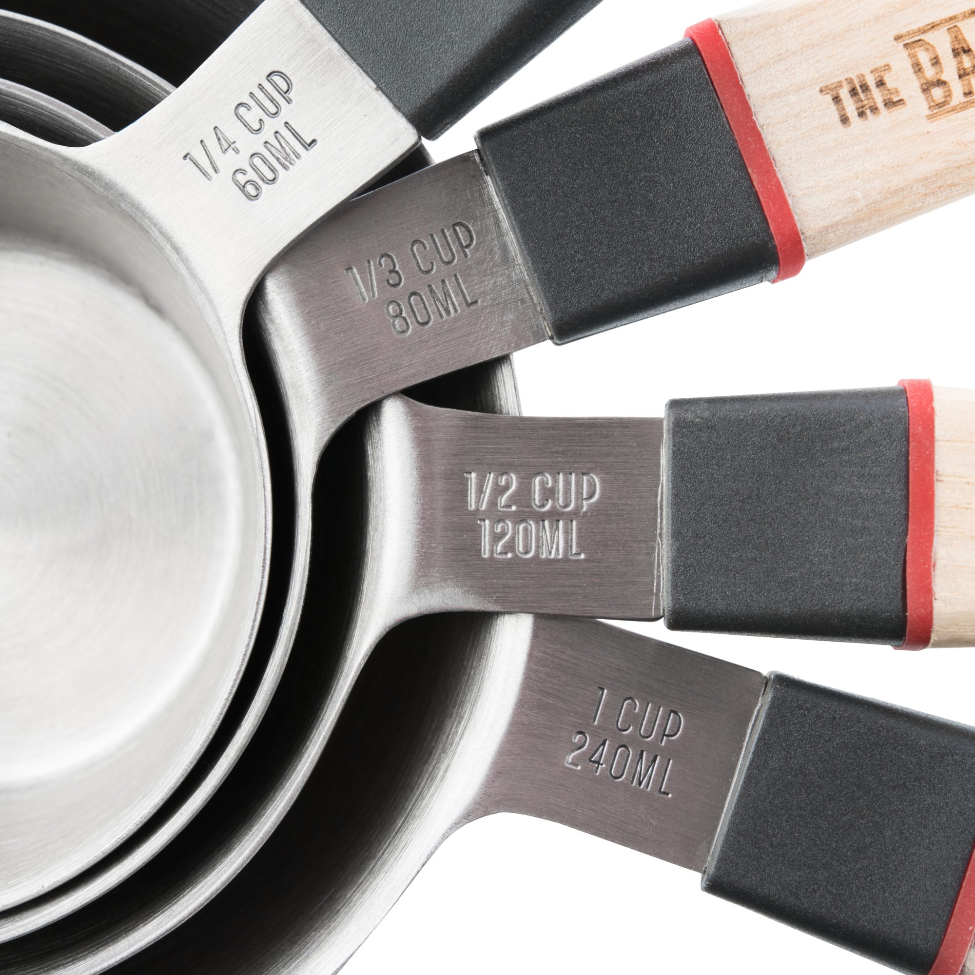 Stainless Set Measuring Cup 4 Pack - Utensils - Mole Avon