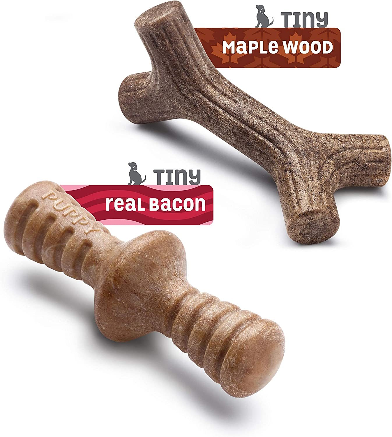 Benebone Puppy Maplestick & Zaggler 2 Pack - Bones & Chews
