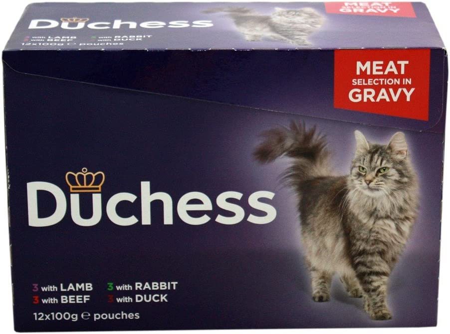 Duchess Adult Meat Selection In Gravy 12 x 100g - Wet Cat Food