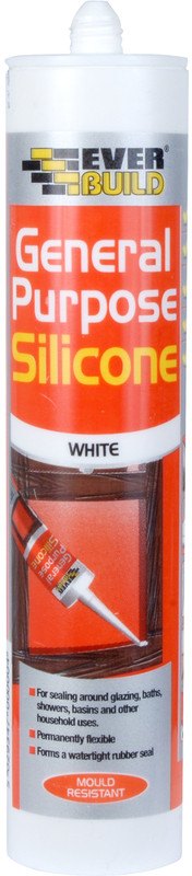 Everbuild General Purpose Silicone 280ml - Sealants & Fillers