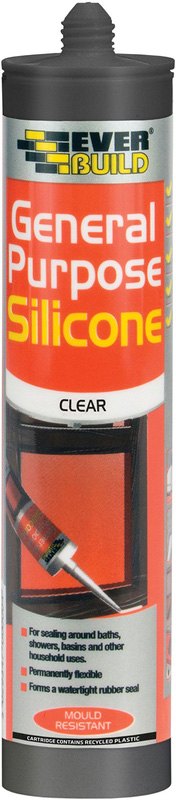 Everbuild General Purpose Silicone 280ml - Sealants & Fillers