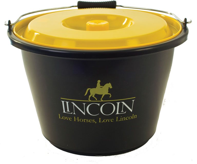 Lincoln Bucket With Lid 18L - Stable Equipment