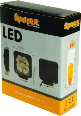 Sparex LED Work Lamp Square 1840L - Lights & Torches