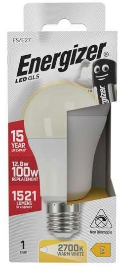 Energizer LED ES GLS Bulb Warm White - Bulbs & Lights