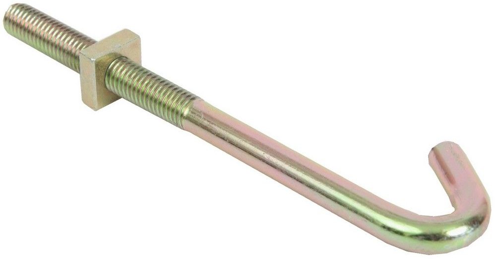 John George Hook Bolt & Nut 4 Pack M8 - Nuts, Bolts & Washers - Mole Avon