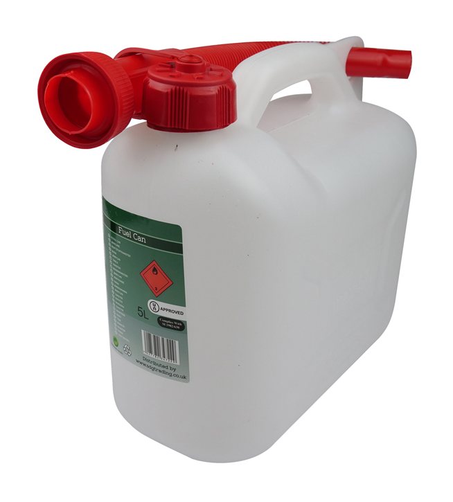 Handy Clear 5 Litre Fuel Can - Fuel Tanks & Cans