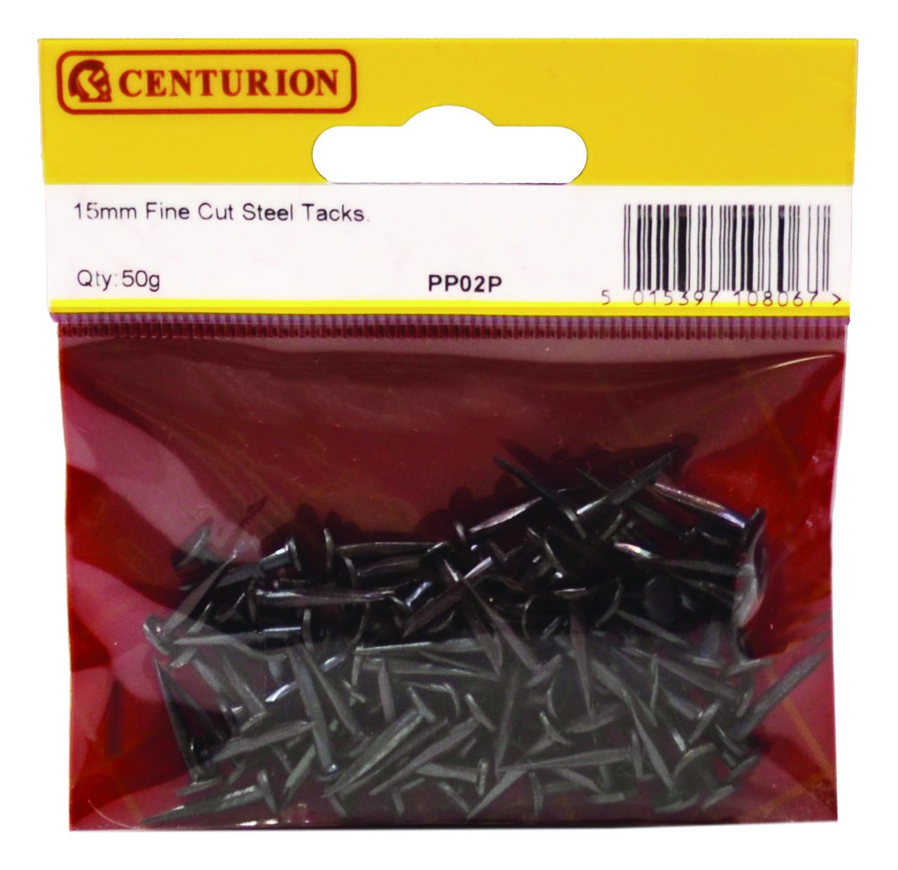 Centurion Fine Cut Steel Tacks 50g - Nails