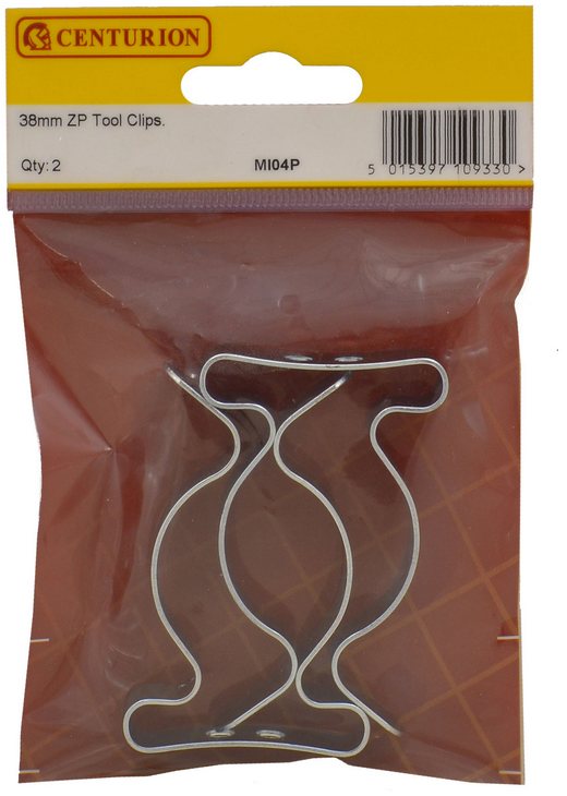 Centurion Tool Clips 38mm 2 Pack - Domestic Hooks & Handles