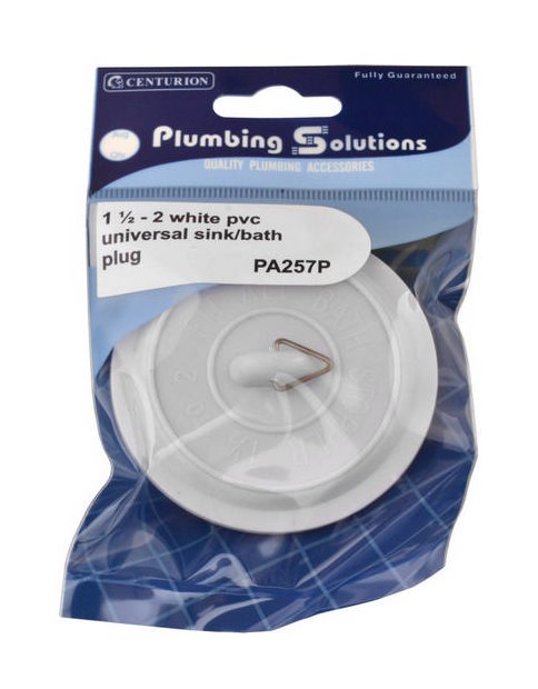 Centurion Sink & Bath Plug White - Accessories