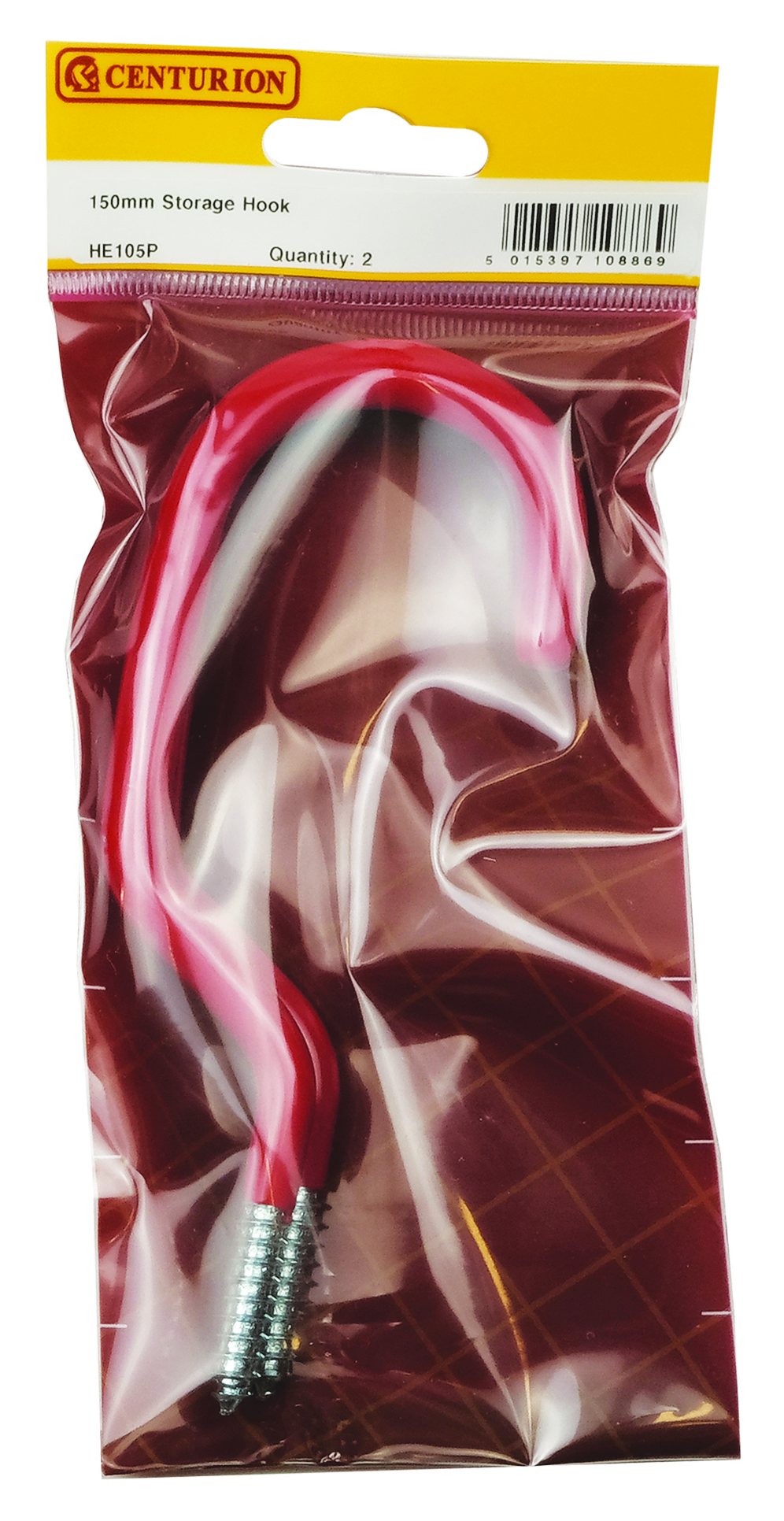 Centurion Storage Hook 150mm 2 Pack - Domestic Hooks & Handles