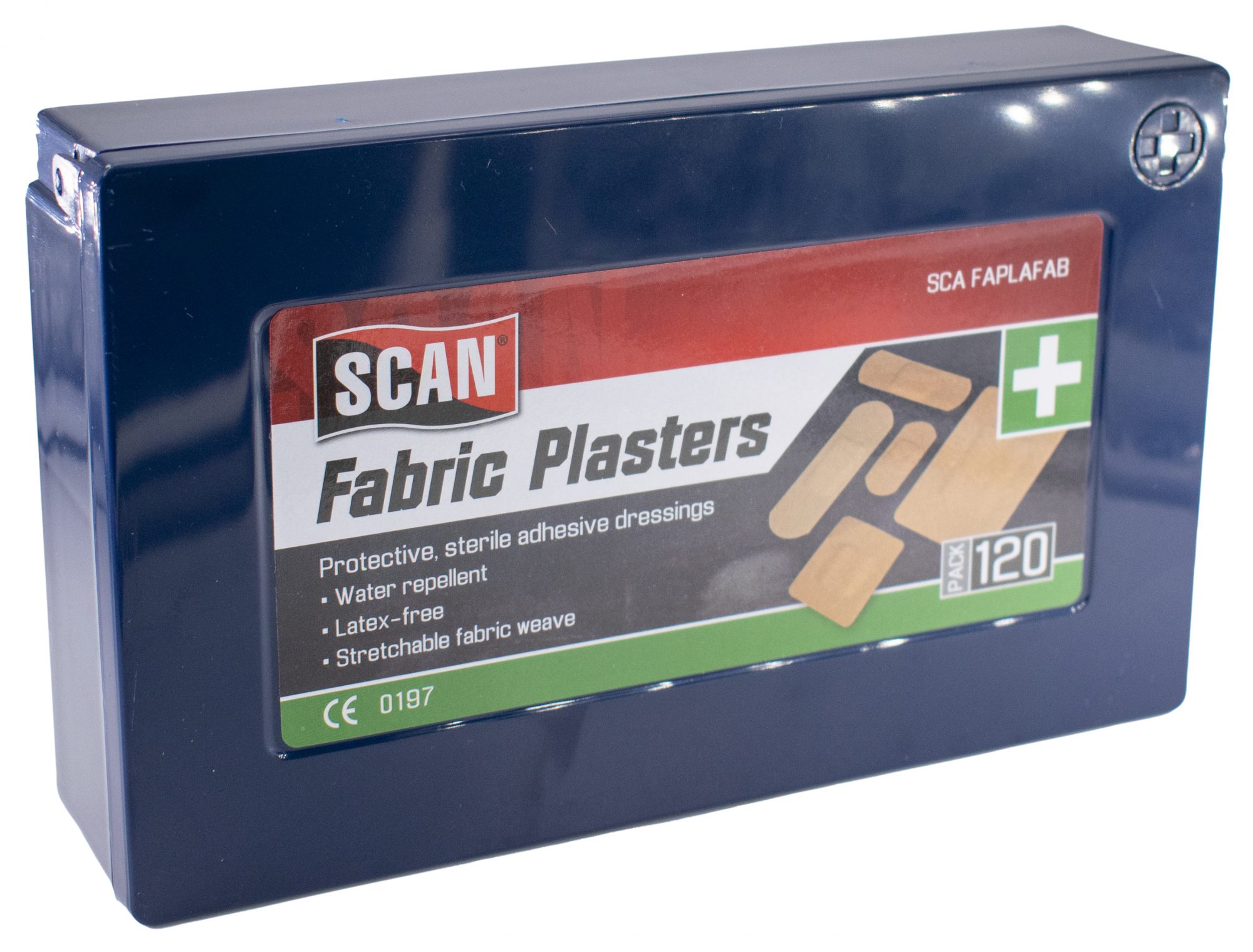 Scan Hypoallergenic Fabric Plasters 120 Pack - Gloves & Safety Wear ...