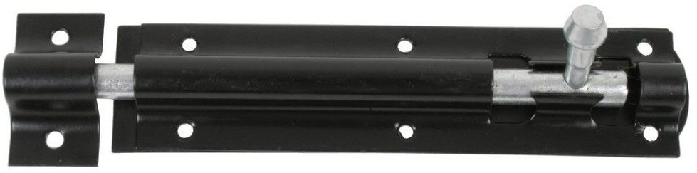 John George Straight Tower Bolt Black - Bolts