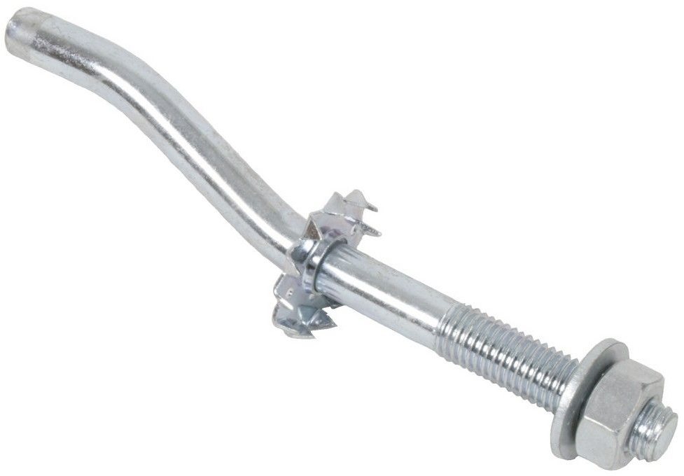 John George Cranked Striker Gate Latch Galvanised - Hinges & Brackets