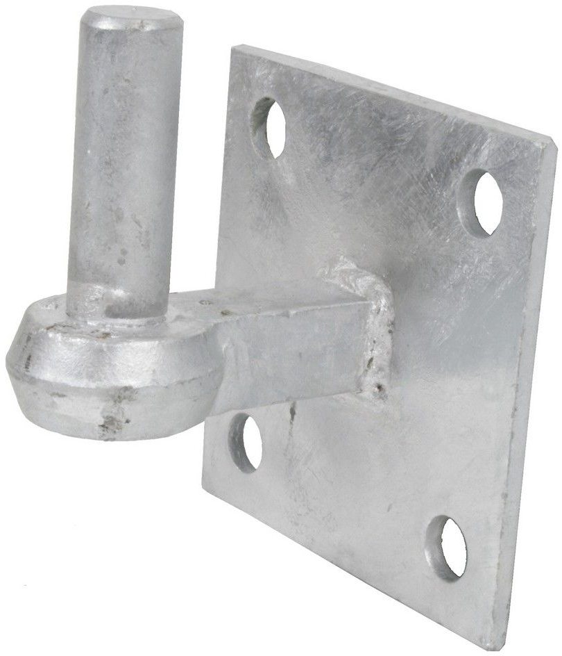 John George Hook On Square Plate 4" - Gate Hooks & Handles
