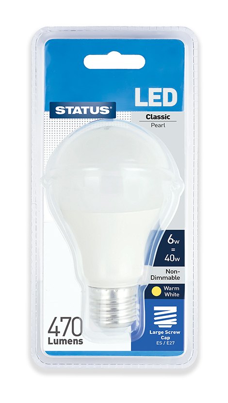 Status LED Filament Bulb ES 6w - Bulbs & Lights