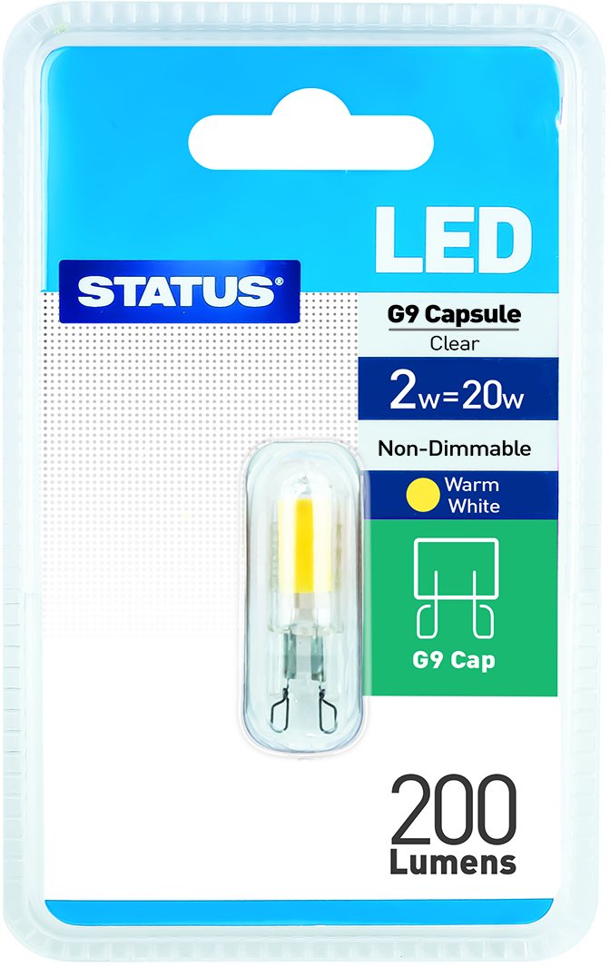 Status LED Capsule Bulb G9 2w - Bulbs & Lights - Mole Avon