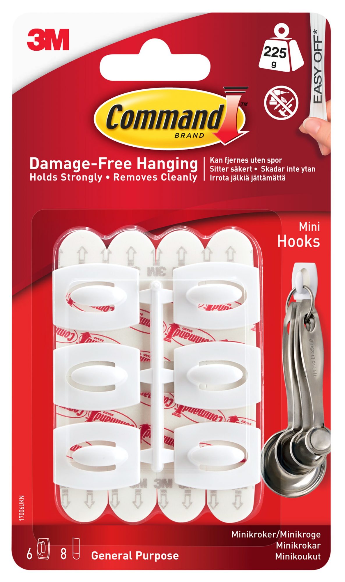 Command Hanging Hooks - Adhesives - Mole Avon