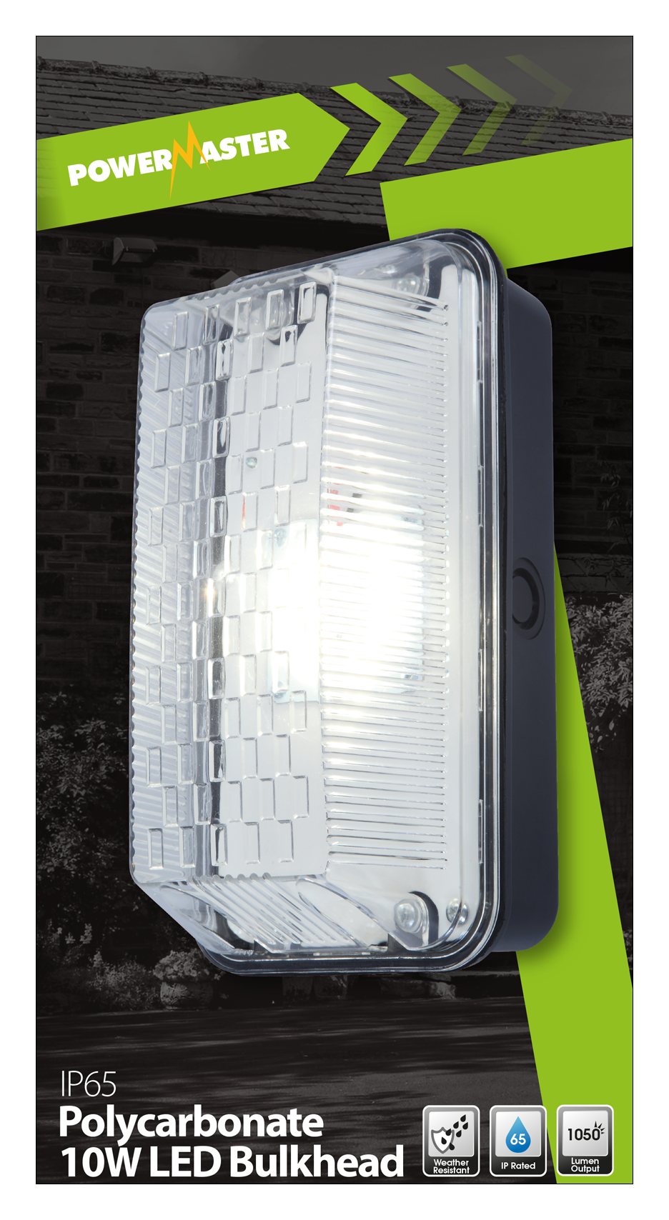 Powermaster LED IP65 Bulkhead 10w - Lights & Torches