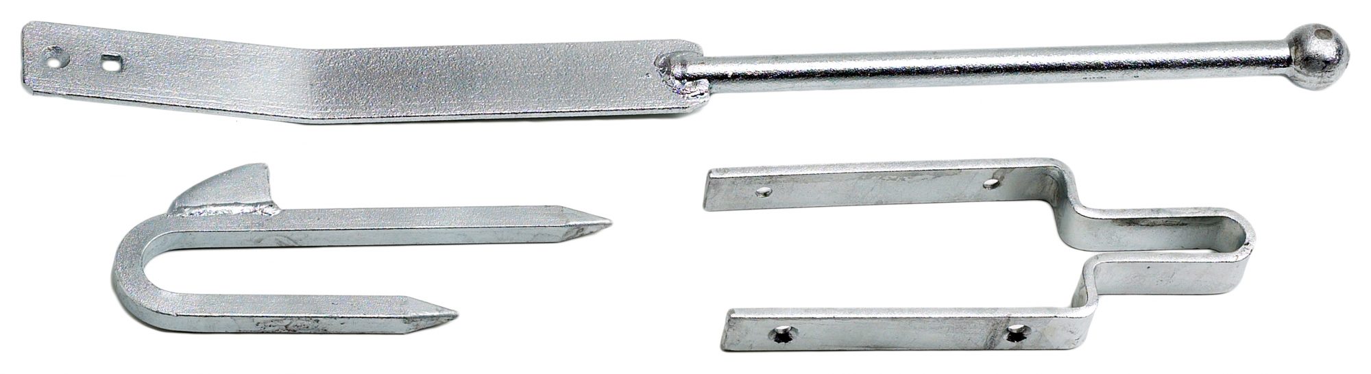 Eliza Tinsley Galvanised Latch Spring Fastener Set - Hinges & Brackets