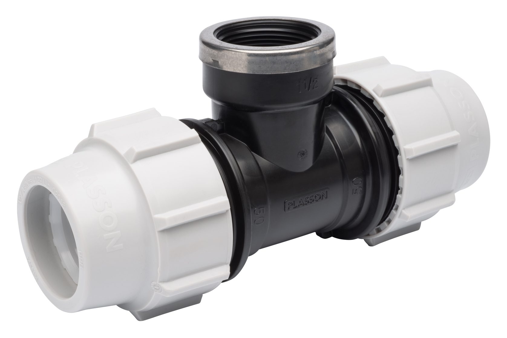 Plasson Pipe Tee Female - Pipe Fittings