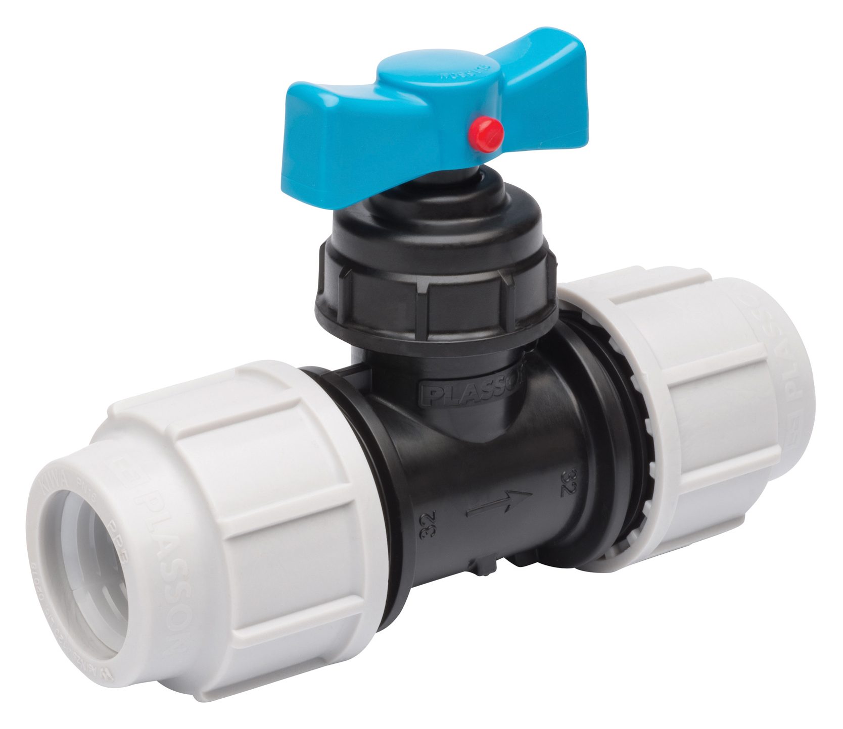 Plasson Plastic Stopcock - Pipe Fittings
